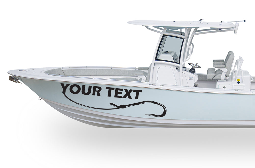 Custom Boat Name Decals & Graphics Kit – RG25013