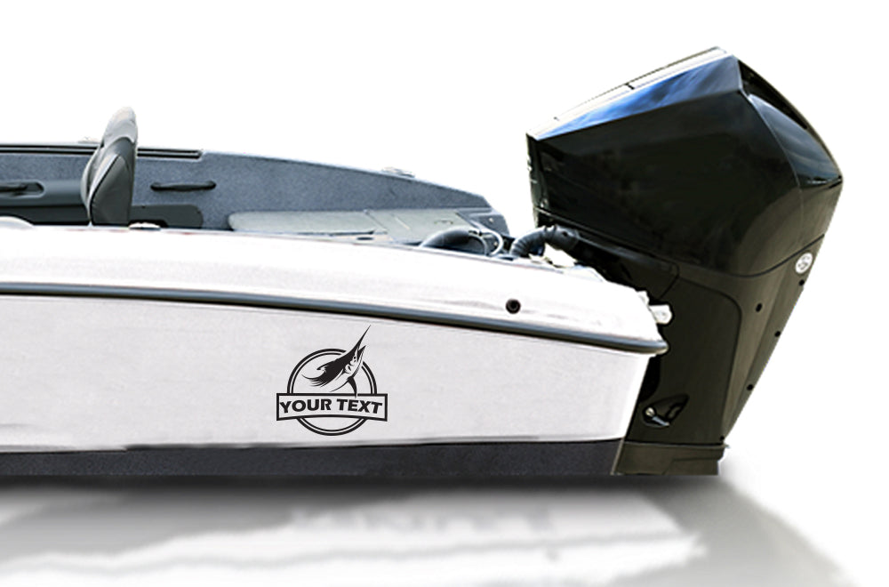 Custom Boat Name Decals & Graphics Kit – RG25020