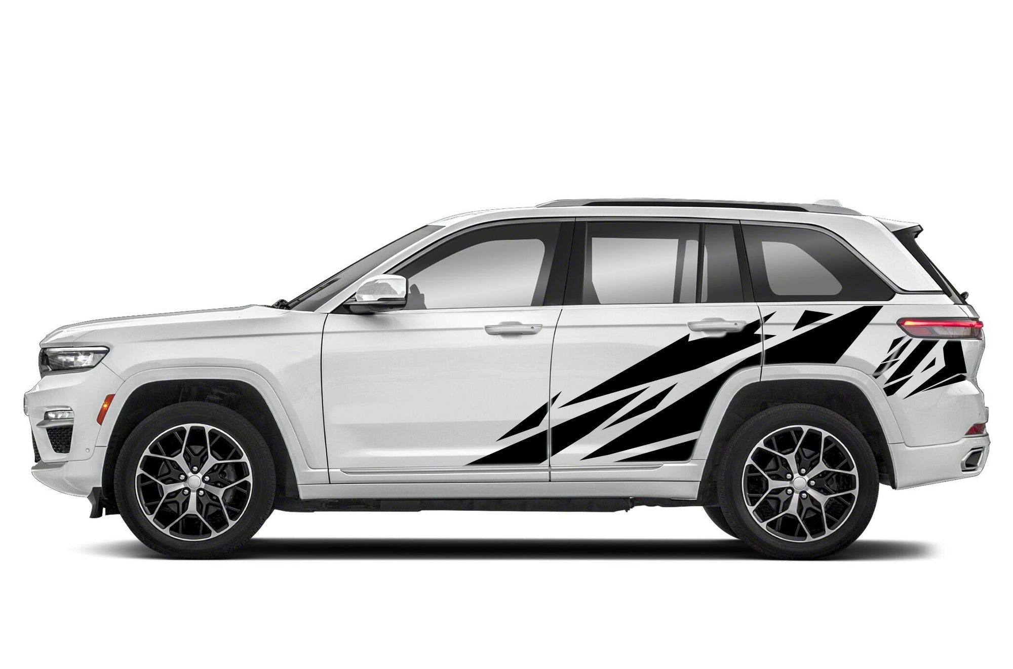 Geometric pattern graphics decals compatible with Jeep Grand Cherokee