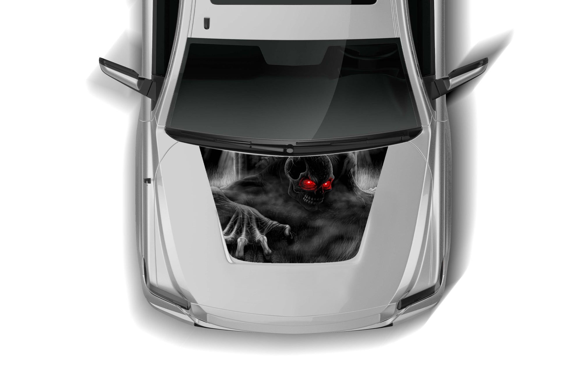 Ghost skull hood graphics decals for Toyota Tundra 2014-2021
