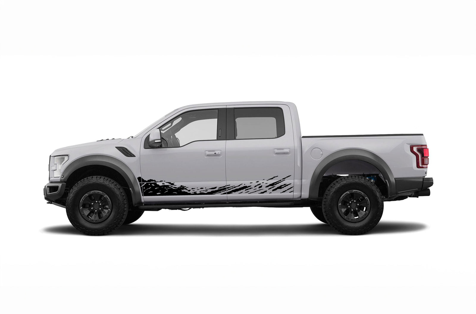 Lower mud splash side graphics decals for Ford F150 Raptor 2017-2020