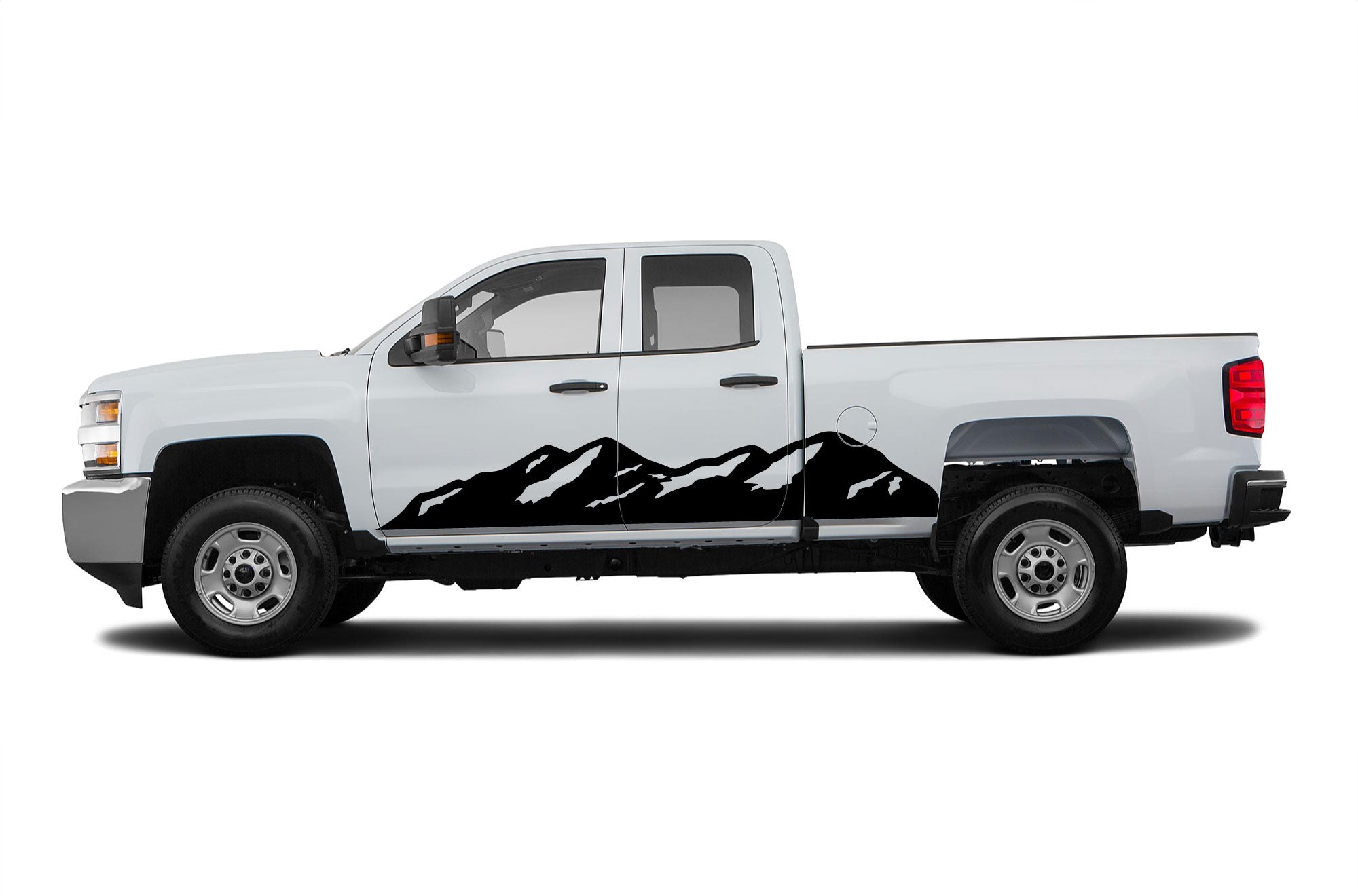 Mountain graphics decals for Chevrolet Silverado 2500HD 2015-2019