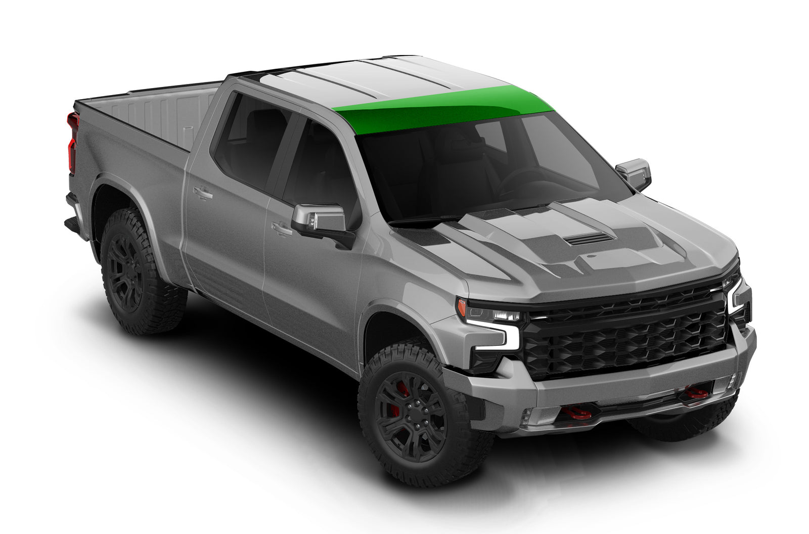 Pre-cut (PPF) kit for Chevrolet Silverado 1500 Partial Roof