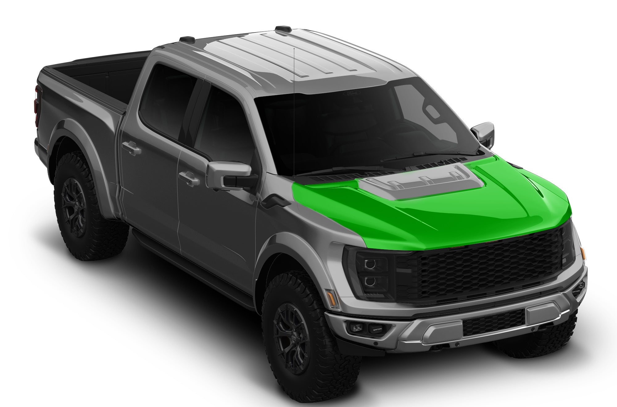 Pre-cut paint protection film (PPF) kit for Ford F-150 Raptor Hood