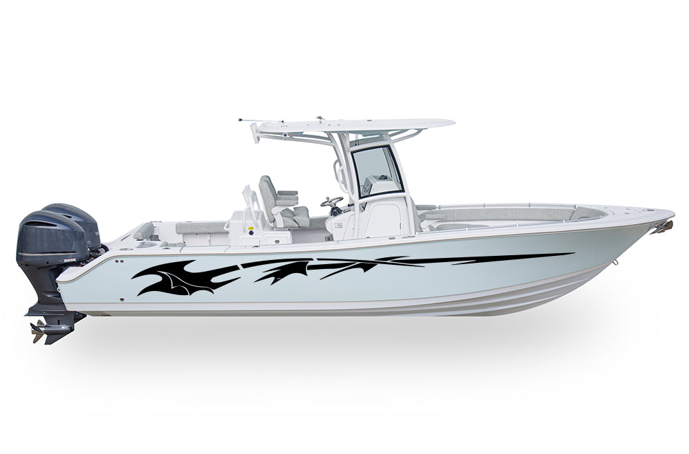 Replacement graphics decals for center console boat (Kit RG25010)
