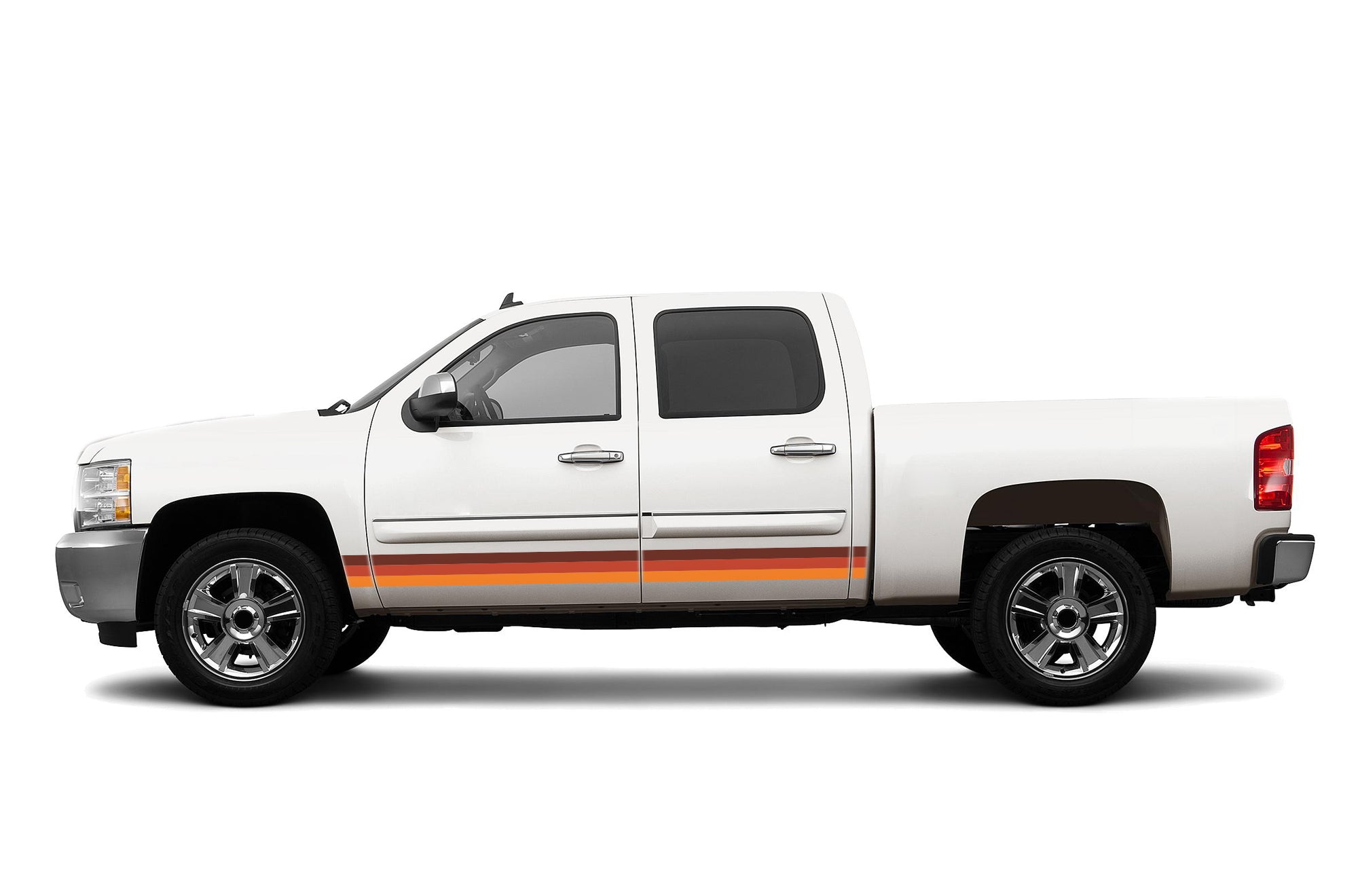 Retro themes center graphics decals for Chevrolet Silverado 2007-2013